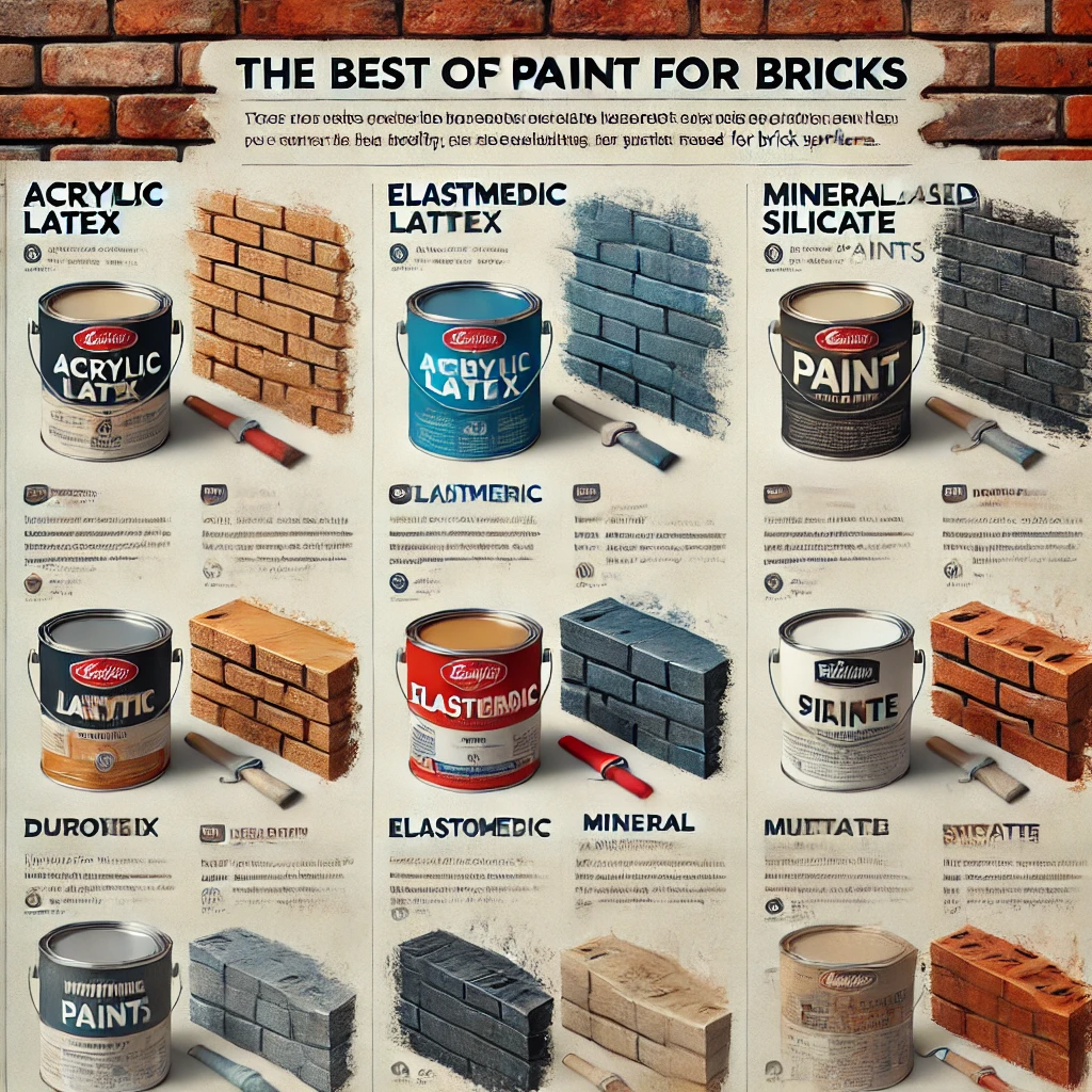 Best Paint for Bricks: Bricks Exterior, Benefits, Types